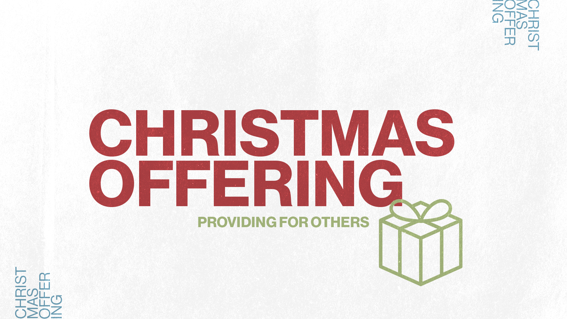 Christmas Offering – GCF Fort Worth